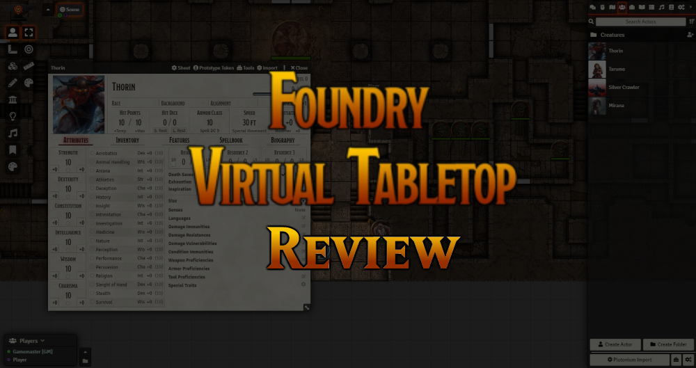 Foundry VTT Review. The best VTT software? | The DM's Journey